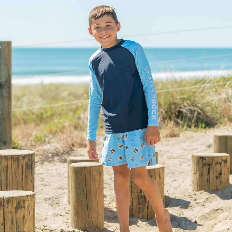 Angel Fish Boys Collection - Snapper Rock Tropical Swimwear