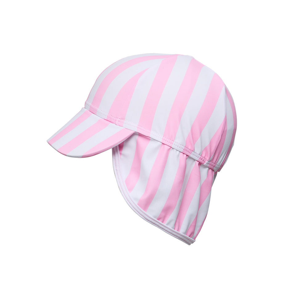 Pink Stripe Floating Flap Hat | Snapper Rock