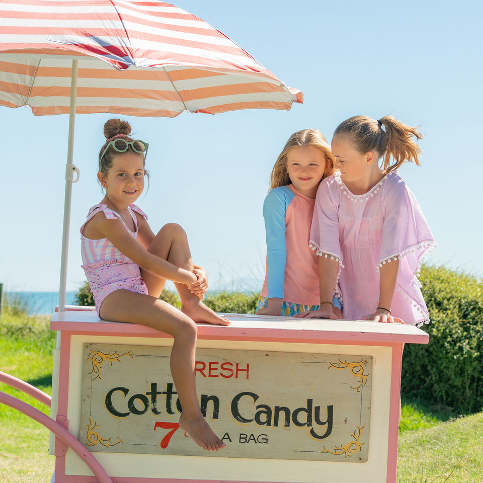 Pink Sea Shoulder Tie Swimsuit | Snapper Rock