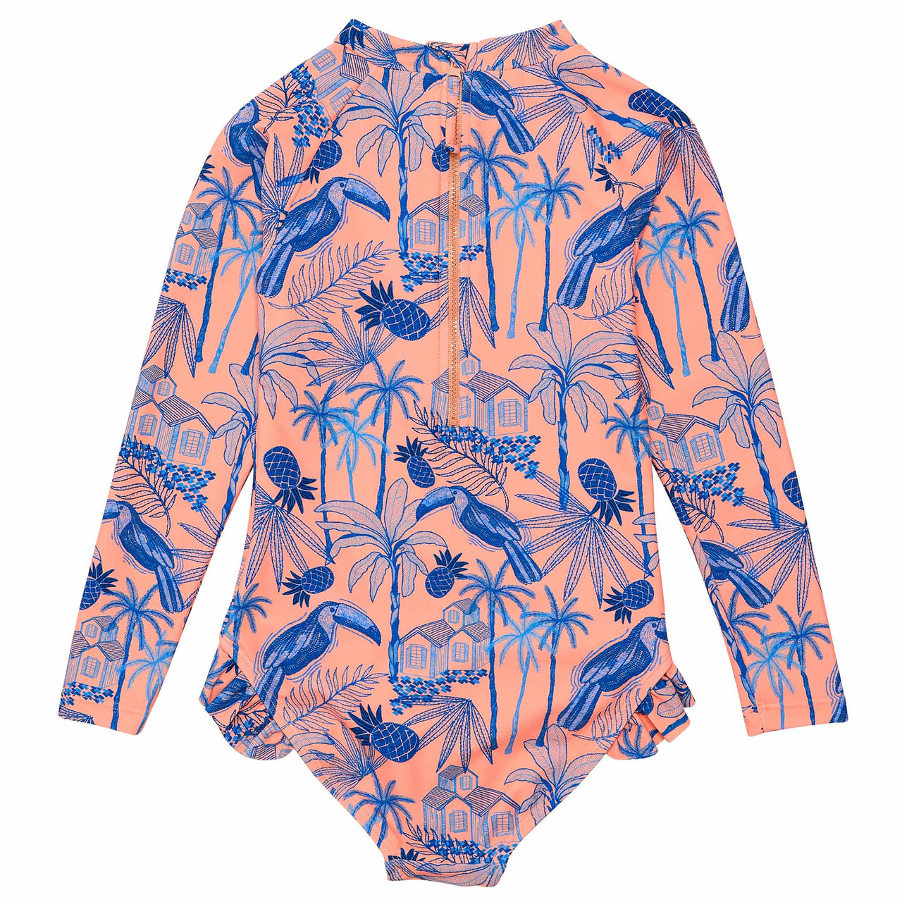 Tropicana Vacay Sustainable Leg Frill Surf Suit | Snapper Rock